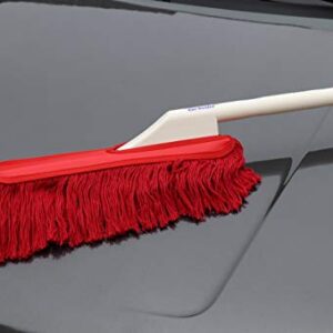 The Original California Car Duster California Car Duster 62443 Standard Car Duster with Plastic Handle, Red 25 Inch