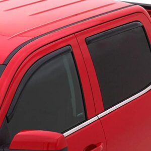 auto ventshade [avs] in-channel ventvisor / rain guards | smoke color, 4 pc | 194001 | fits 2005 – 2011 mercury mariner/ford escape hybrid, 2008 – 2012 ford escape/mazda tribute