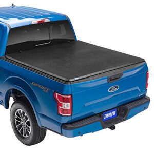 tonno pro tonno fold, soft folding truck bed tonneau cover | 42-304 | fits 1993 – 2011 ford ranger 6′ bed (72″) , black