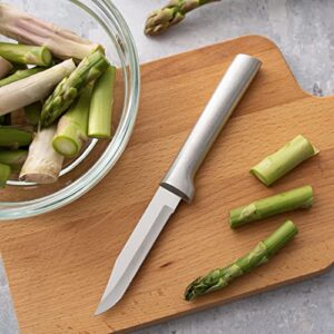 Rada Cutlery Regular Serrated Paring Knife – Stainless Steel Blade With Aluminum Handle, 6-3/4 Inches