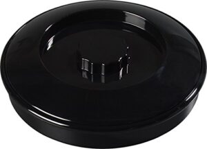 cfs 047503 stackable tortilla server w/lid, 7-1/4″ / 2″, black