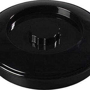 CFS 047503 Stackable Tortilla Server w/Lid, 7-1/4" / 2", Black