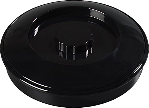 CFS 047503 Stackable Tortilla Server w/Lid, 7-1/4" / 2", Black