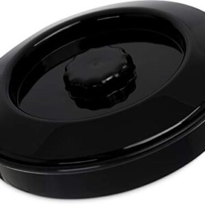 CFS 047503 Stackable Tortilla Server w/Lid, 7-1/4" / 2", Black