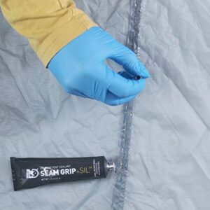 GEAR AID Seam Grip SIL Silicone Sealant for Silnylon Tents and Tarps, Clear, 1.5 oz (10440)