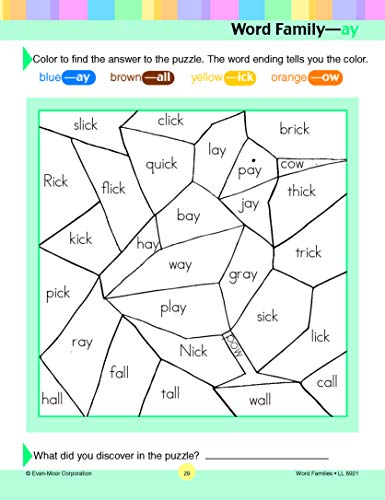 Word Families (Learning Line)