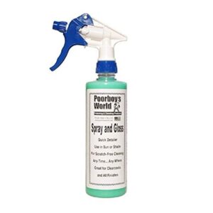 poorboy’s world spray and gloss 16oz w/sprayer