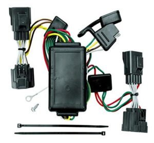 draw-tite tekonsha t-one® t-connector harness, 4-way flat, compatible with select jeep commander