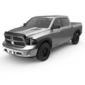 EGR 572751 in-Channel Window Visors Front and Rear Set Dark Smoke Finish Compatible with Select Dodge Ram Models