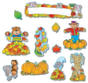 carson dellosa – fall classic mini bulletin board set, fall classroom décor, 39 pieces