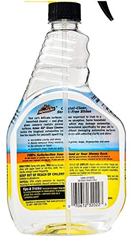 Liquid Auto Glass Cleaner by Armor All, Glass Cleaners for Cars, Trucks, 22 Fl Oz Each