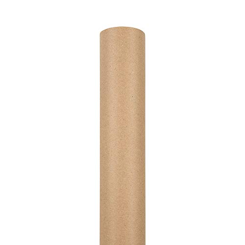 JAM Paper Gift Wrap - Kraft Wrapping Paper - 37.5 Sq Ft - Brown Kraft Paper - Roll Sold Individually