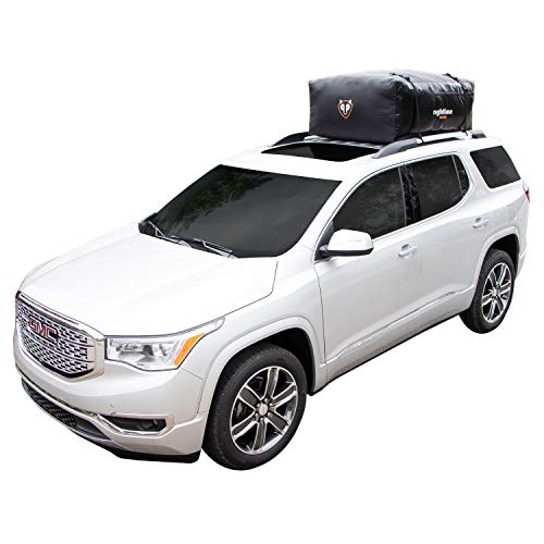 Rightline Gear Sport 3 Waterproof Rooftop Cargo Carrier for Top of Vehicle, Attaches With or Without Roof Rack, 18 Cubic Feet, Black