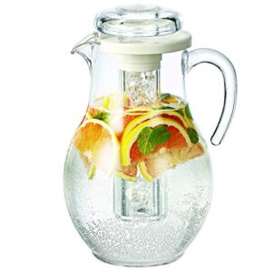 service ideas swp33sb pitcher, acrylic, smooth body, 3.2 l