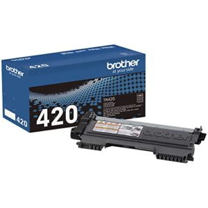 brother genuine tn420 mono laser toner cartridge black