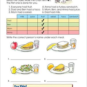 School Zone - First Grade Super Scholar Workbook - 128 Pages, Ages 5 to 7, 1st Grade, Alphabetizing, Phonics, Rhyming, Sentence Structure, and More