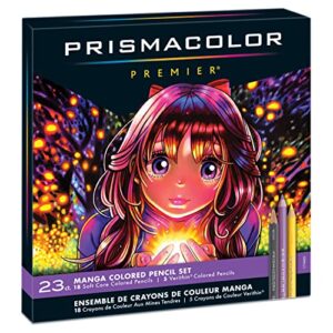 prismacolor premier colored pencils, manga colors, 23 pack