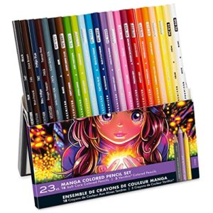 Prismacolor Premier Colored Pencils, Manga Colors, 23 Pack