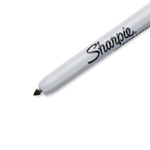 Sharpie Retractable Permanent Markers, Fine Point, Black, 12 Count