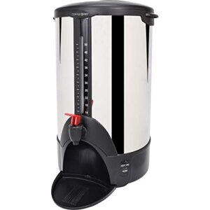 coffee pro cfpcp50 home/business coffee maker, 50 cup double wall percolating urn