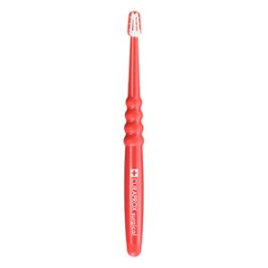 curaprox cs surgical mega-soft toothbrush, red