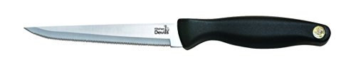 Kitchen Devils Lifestyle Kitchen Knife, stainless_steel, Black, 30x8.5x2 cm