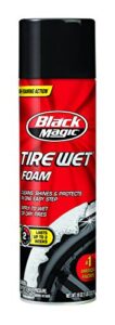 black magic 80002220 800002220 tire wet foam, 18 oz.