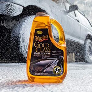 Meguiar's Gold Class Car Wash, Car Wash Foam for Car Cleaning - 64 Oz Container