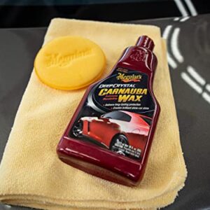 Meguiar's Deep Crystal Carnauba Wax - 16 Oz Bottle