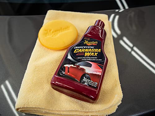 Meguiar's Deep Crystal Carnauba Wax - 16 Oz Bottle