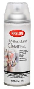 krylon k01305 gallery series artist and clear coatings aerosol, 11-ounce, uv-resistant clear gloss