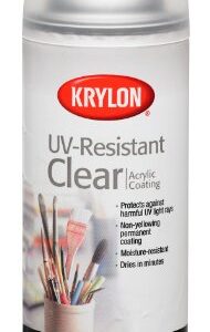 Krylon K01305 Gallery Series Artist and Clear Coatings Aerosol, 11-Ounce, UV-Resistant Clear Gloss