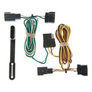 curt 55329 vehicle-side custom 4-pin trailer wiring harness, fits select dodge ram 1500, 2500, 3500, dakota