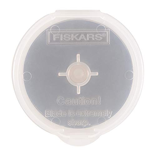 Fiskars 193730-1004 Straight Rotary Replacement Blades, 60mm, 5 Pack , Silver