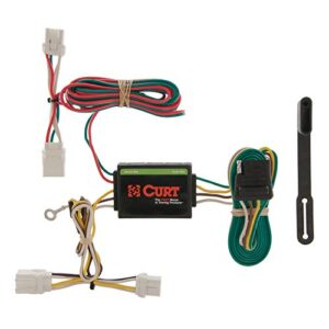 curt 55361 vehicle-side custom 4-pin trailer wiring harness, fits select nissan pathfinder, altima sedan, infiniti qx4