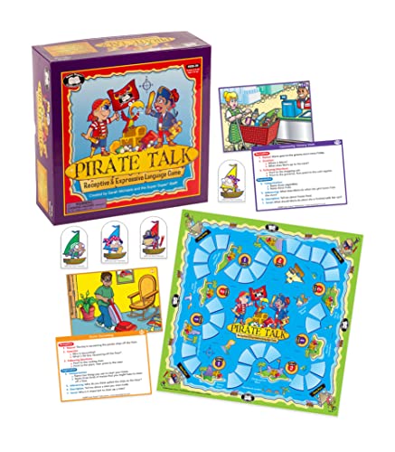 Super Duper Publications | Pirate Talk® Receptive & Expressive Language Game | Communication & Social Skills | Educational Learning Materials for Children