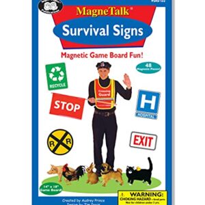 Super Duper Publications | Magnetic Survival Signs Board Game | Educational Learning Resource for Children