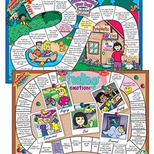 Super Duper Publications | Say and Do Positive Pragmatic® Social Skills Laminated Games | Educational Learning Resource for Children