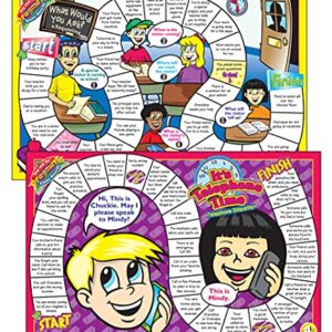 Super Duper Publications | Say and Do Positive Pragmatic® Social Skills Laminated Games | Educational Learning Resource for Children