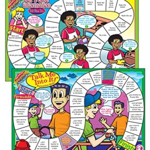 Super Duper Publications | Say and Do Positive Pragmatic® Social Skills Laminated Games | Educational Learning Resource for Children