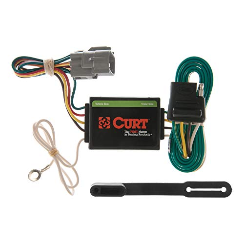 CURT 55365 Vehicle-Side Custom 4-Pin Trailer Wiring Harness, Fits Select Toyota Land Cruiser, Lexus LX470