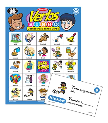 Super Duper Publications | Say & Do Verbs Bingo Game | Action Words | Educational Learning Resource for Children