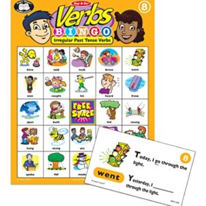 Super Duper Publications | Say & Do Verbs Bingo Game | Action Words | Educational Learning Resource for Children