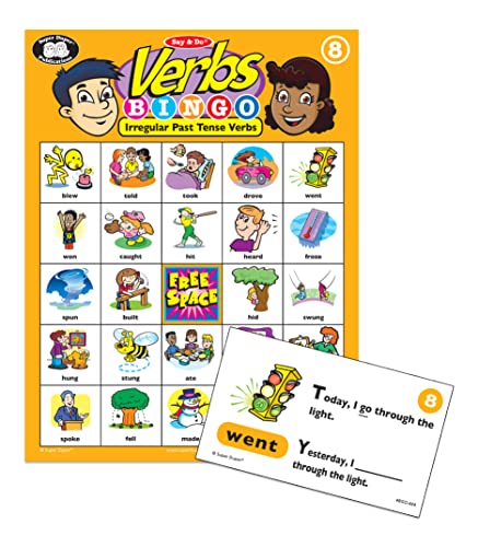 Super Duper Publications | Say & Do Verbs Bingo Game | Action Words | Educational Learning Resource for Children