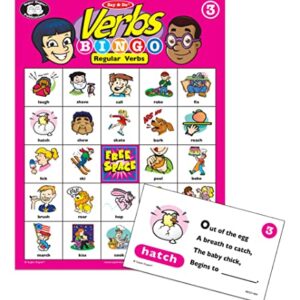 Super Duper Publications | Say & Do Verbs Bingo Game | Action Words | Educational Learning Resource for Children