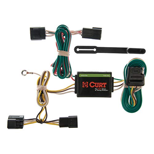 CURT 55360 Vehicle-Side Custom 4-Pin Trailer Wiring Harness, Fits Select Honda Passport, Isuzu Rodeo, Sport, Amigo