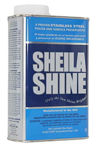 Sheila Shine Stainless Steel Cleaner and Polish 1 Quart Can Sold Indivdually