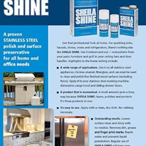 Sheila Shine Stainless Steel Cleaner and Polish 1 Quart Can Sold Indivdually