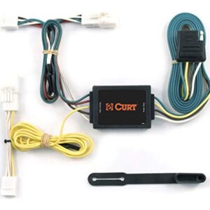 CURT 55486 Vehicle-Side Custom 4-Pin Trailer Wiring Harness, Fits Select Toyota RAV4