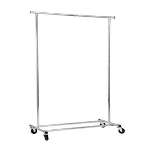 collapsible/folding rolling clothing/ garment rack salesman’s rack